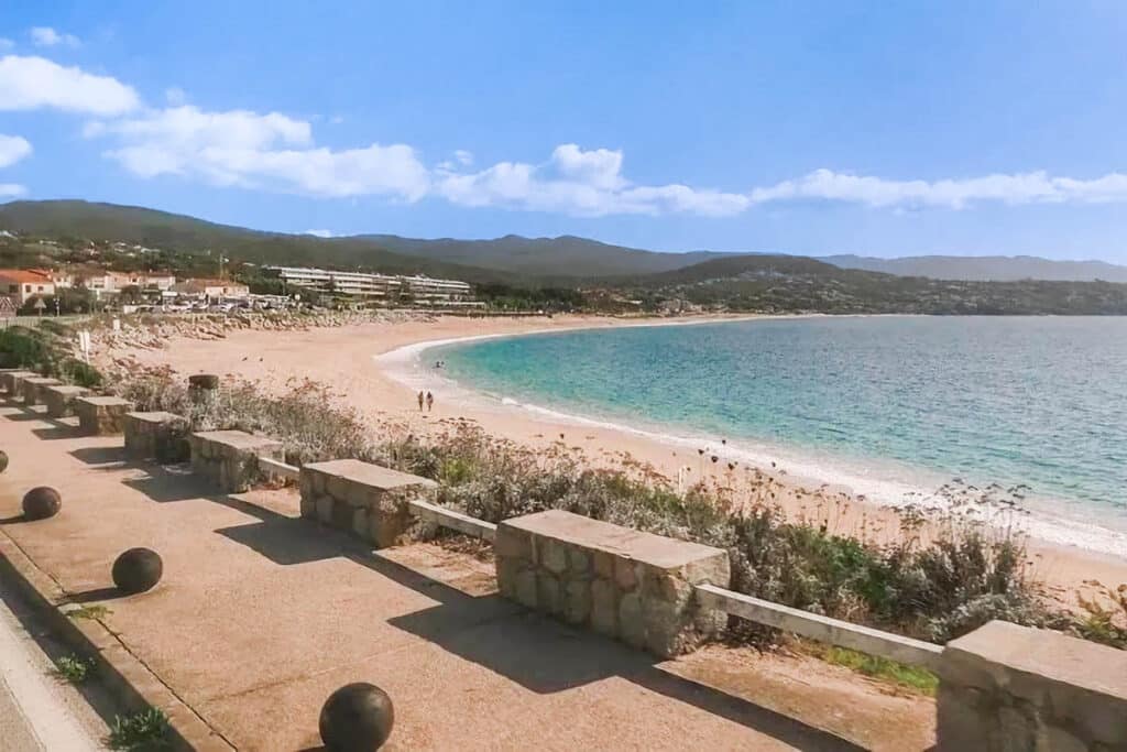 Plage d'Agosta près de Porticcio (au sud d'Ajaccio)