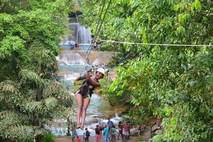 Ys Falls en Jamaïque : cascades, lagons, tyrolienne