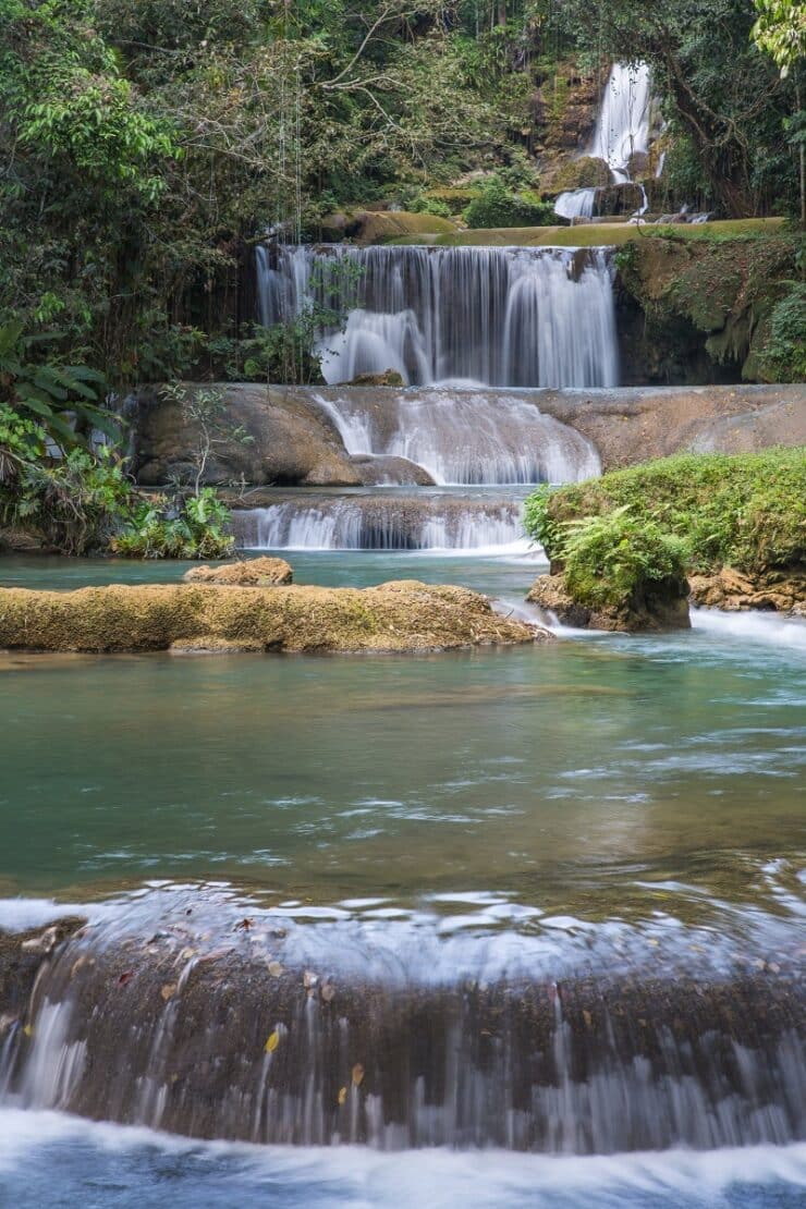 Ys Falls en Jamaïque : cascades, lagons, tyrolienne